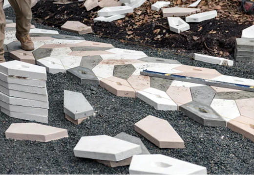 convex monohedral pentagon tiling – architecture. by ram_